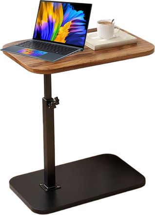Generic C-Table - 360 Grad drehbarer Beistelltisch f&uuml;r kleine R&auml;ume, C-f&ouml;rmiger Tisch | Couchtisch, Nachttisch, Laptop-Schreibtisch f&uuml;r Wohnzimmer, Schlafzimm