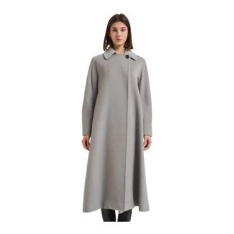 Max Mara Femme, Manteaux, Gris, Taille: 38 FR Tenzone Long Coat