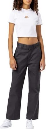 Dickies Elizaville Rec Charcoal Grey Pantalons, Gris Charbon, 26W Femme