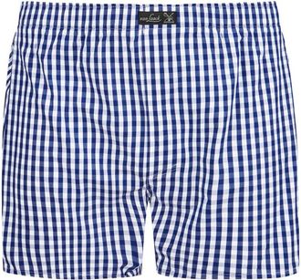 van Laack Leichte Boxershorts aus Baumwolle mit Karomuster in