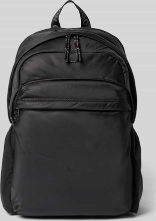 HUGO BOSS Rucksack mit Label-Applikation aus Metall Modell AYDEN_NEW_BACKPACK