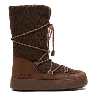 Moon Boot Femme, Chaussures, Brun, Taille: 38 EU X Guest In Residence LTrack Knit Bottes