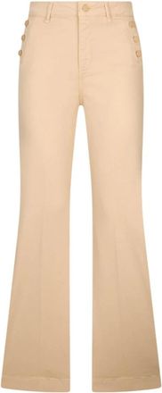 Liu Jo Femme, Pantalons, Beige, Taille: W28 B.up Flare Jewel H.w