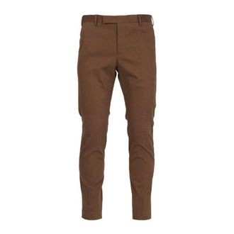Pantaloni Torino Ma&szlig;geschneiderte Baumwollhose - - Trousers - Herren - Braun - XL