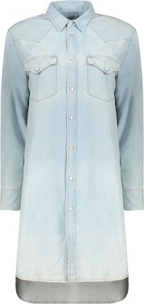 Diesel Femme, Robes, Bleu, Taille: 34 FR Robe en jean l&eacute;ger