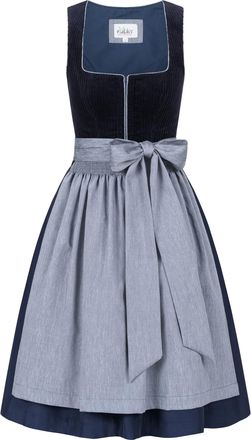 N&uuml;bler Dirndl N&Uuml;BLER Mini Dirndl Florentine, Damen, Gr. 32, EURO, blau, Obermaterial: 99% Baumwolle CO. 1% Elasthan EL., Kleider, Topseller