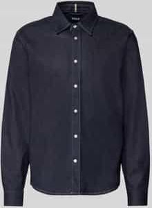 HUGO BOSS Oversized Hemdjacke aus Baumwoll-Mix Modell LIAM