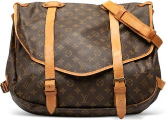 Louis Vuitton sac de voyage Saumur 43 (1993) - Marron