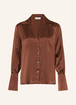 ottod'Ame Ottodame Satinbluse braun