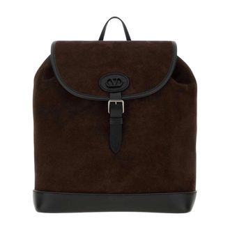 Valentino Garavani Kleiner Rucksack - - Bags - Herren - Braun - ONE SIZE