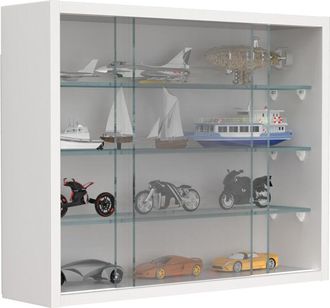 VCM Vitrine murale Drivalo h. 40 x l. 50 x p. 12 cm Blanc