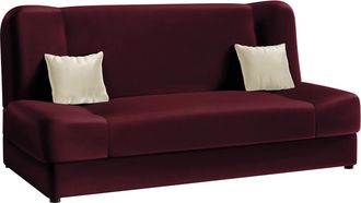 Mirjan24 Schlafsofa Jonas, Sofa mit Bettkasten und Schlaffunktion, Bettsofa, Dauerschläfer-Sofa, Schlafcouch, Materialmix, Couch vom Hersteller (Magic Ve. 2202