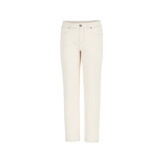 Guess Pantalon coupe droite en coton m&eacute;lang&eacute;