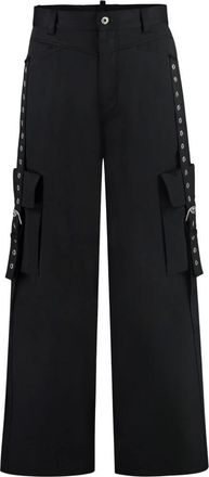 Off-white Pantalon Cargo &agrave; Boucles - Homme - Pantalons - Noir - Taille: S