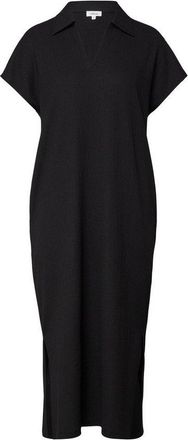 s.Oliver Midikleid Kleid Strukturiertes Jersey-Kleid mit Schlitzen