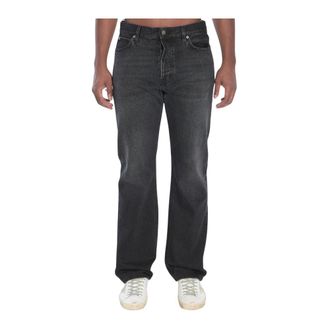 Haikure Homme, Jeans, Noir, Taille: W30 Jean Droit en Denim D&eacute;lav&eacute;