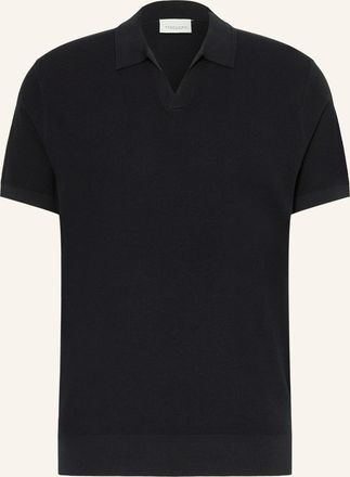 Profuomo Profuomo Piqu&eacute;-Poloshirt Regular Fit blau
