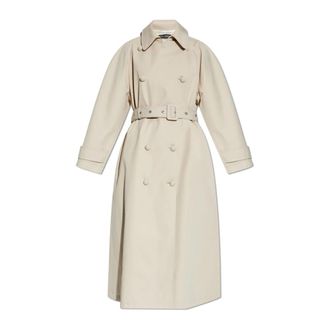Dolce & Gabbana Doppelreihiger Mantel - - Coats - Damen - Beige - XS