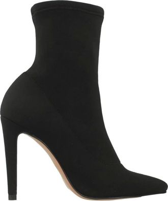 Yellow Femme, Chaussures, Noir, Taille: 41 EU Bottines à talons en tissu Licra