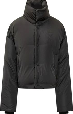 Ami Femme, Vestes, Noir, Taille: 38 FR De Coeur Down Jacket