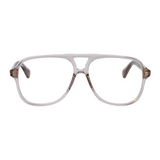 Bottega Veneta unisex, Accessoires, Gris, Taille: 56 MM Pilot Optical Frame