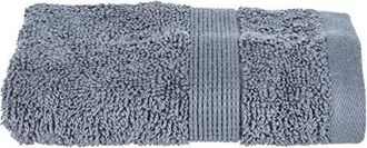 Atmosphera Atmosphera - Serviette invité Essentiel - Coton 450 GR/m² - Gris Anthracite 30x50 cm