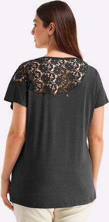 Sheego T-Shirt Kurzarm-Shirt Kurzarm