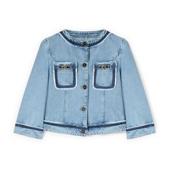 Motivi Denimjacke mit Ketten - - Jackets - Damen - Blau - XS
