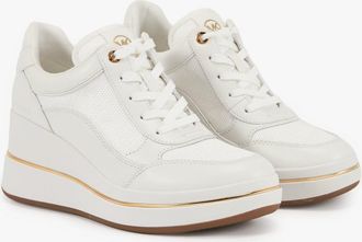 Michael Kors Baskets compens&eacute;es en cuir