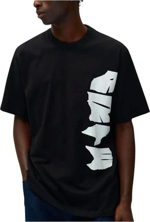 Arte Homme, Tops, Noir, Taille: S Side Logo T-Shirt