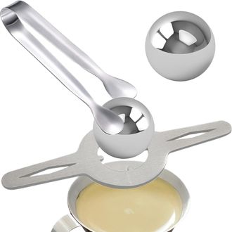 Generic Wiederverwendbarer -K&uuml;hlkugel - Edelstahlk&uuml;hlerkugel, Getr&auml;nk Eced Enhancer | Geschmacksverriegelungsgetr&auml;nk Gefrierzzubeh&ouml;r, thermisches Kaltanfusser