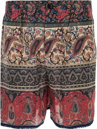 Valentino Garavani Homme, Maillots de bain, Multicolore, Taille: XL Bermuda Voyage Imaginaire