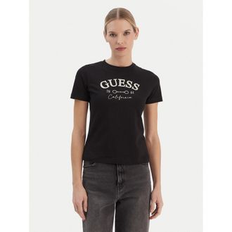 Guess T-Shirt V6RI02 J1314 Schwarz Regular Fit