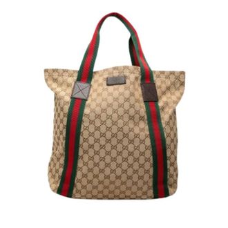 Gucci Sac cabas en toile Pre-owned - Femme - Pre-owned - Beige - Taille: ONE Size