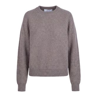 Jucca Rundhals-Strickware - - Knitwear - Damen - Beige - M