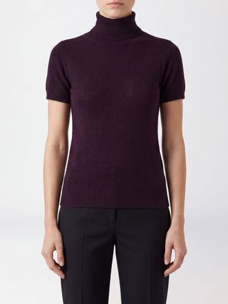Allude Pull &agrave; col roul&eacute; slim fit en cachemire &agrave; manches courtes