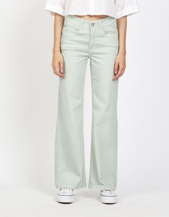 Gang Weite Jeans GANG 94AMELIE WIDE, Damen, Gr. 26, N-Gr, ice gr&uuml;n wash, Denim/Jeans, Obermaterial: 81% Baumwolle, 17% Polyester, 2% Elasthan, unifarben, w