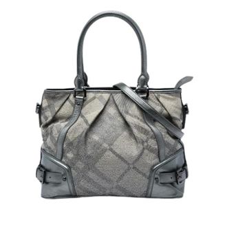 Burberry Sac bandouli&egrave;re vintage doccasion - Femme - Pre-owned - Gris - Taille: ONE Size