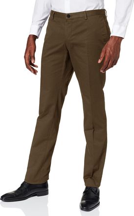 HUGO BOSS Men Herren Straight Leg Hose Gerald182W 50384556, Gr. 54, Braun (Medium Brown 217)