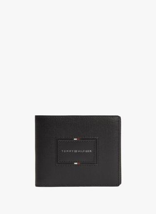 Tommy Hilfiger Portefeuille textur&eacute; &agrave; rabat en cuir