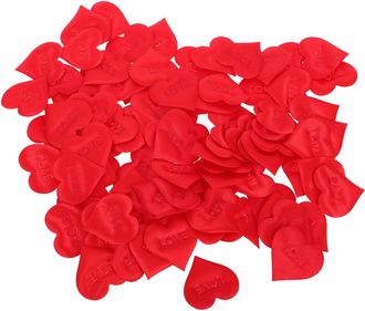 Valiclud TOPBATHY 100 St&uuml;ck Herzf&ouml;rmiges Tischkonfetti aus Schwamm Rotes Valentinstags und Hochzeitskonfetti 35cm Dekoration f&uuml;r Verlobungsfeiern und Romantisc