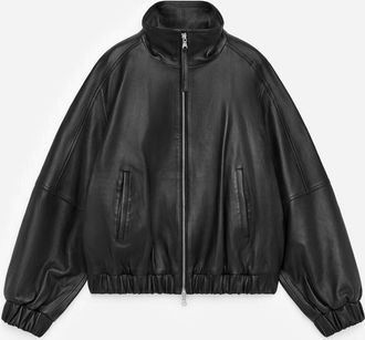 Arket Lederjacke -Schwarz