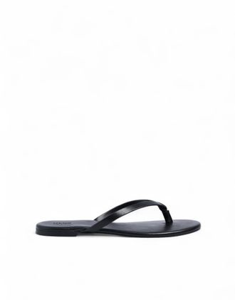 NA-KD Tongs en cuir - Noir
