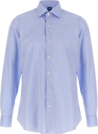 Finamore Homme, Chemises, Bleu, Taille: 3XL Napoli Shirt