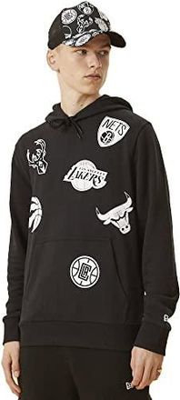 New Era NBA Multi Team Sweatshirt à Capuche, Noir, L Homme