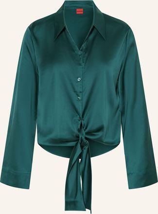 HUGO BOSS Hugo Satinbluse Errika gruen