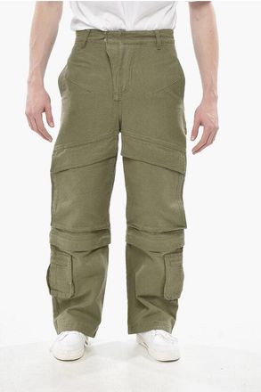 Entire studios Lightweight Cotton Cargo Trousers with Belt Loops size Xxs
