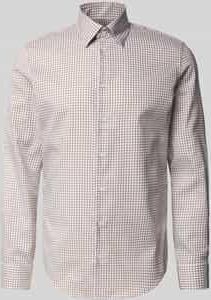 Seidensticker Slim Fit Business-Hemd mit Knopfleiste
