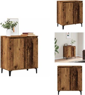 vidaXL Vidaxl - Buffet vieux bois 60x35x70 cm bois dingénierie - Buffet - Buffets - Armoire - Armoire Latérale