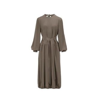 Tibi Fallschirmkleid aus Öko-Seide - Grün